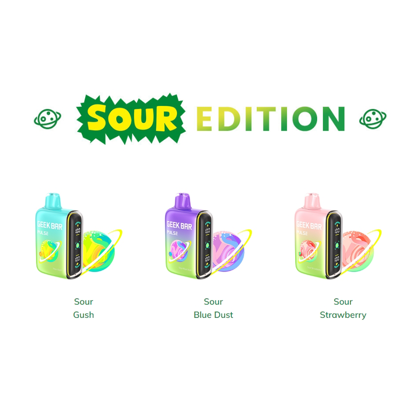 GEEK BAR PULSE- SOUR EDITION – What The Factory